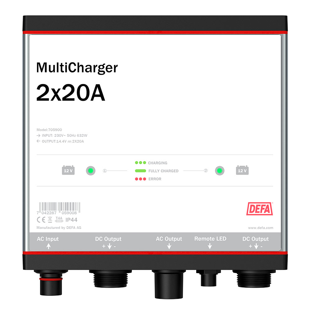 MultiCharger 2x20A • DEFA