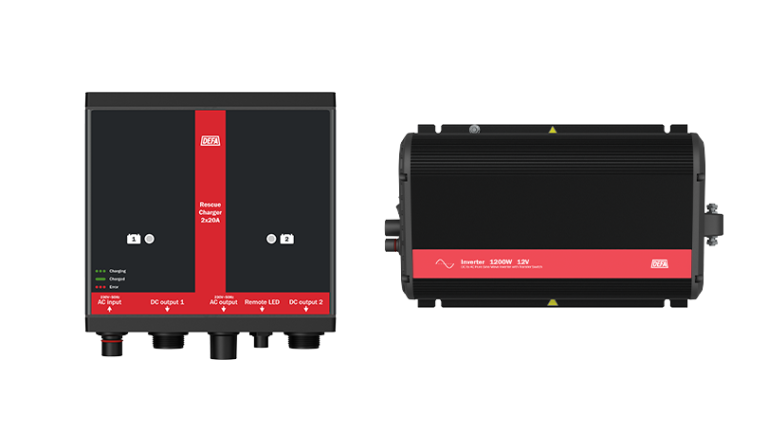 Emergency vehicles • Reliable 230VAC and charging solutions • DEFA