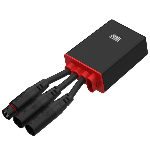 Power Supply 1204R Flex • Easily installed 12V/5A charger • DEFA