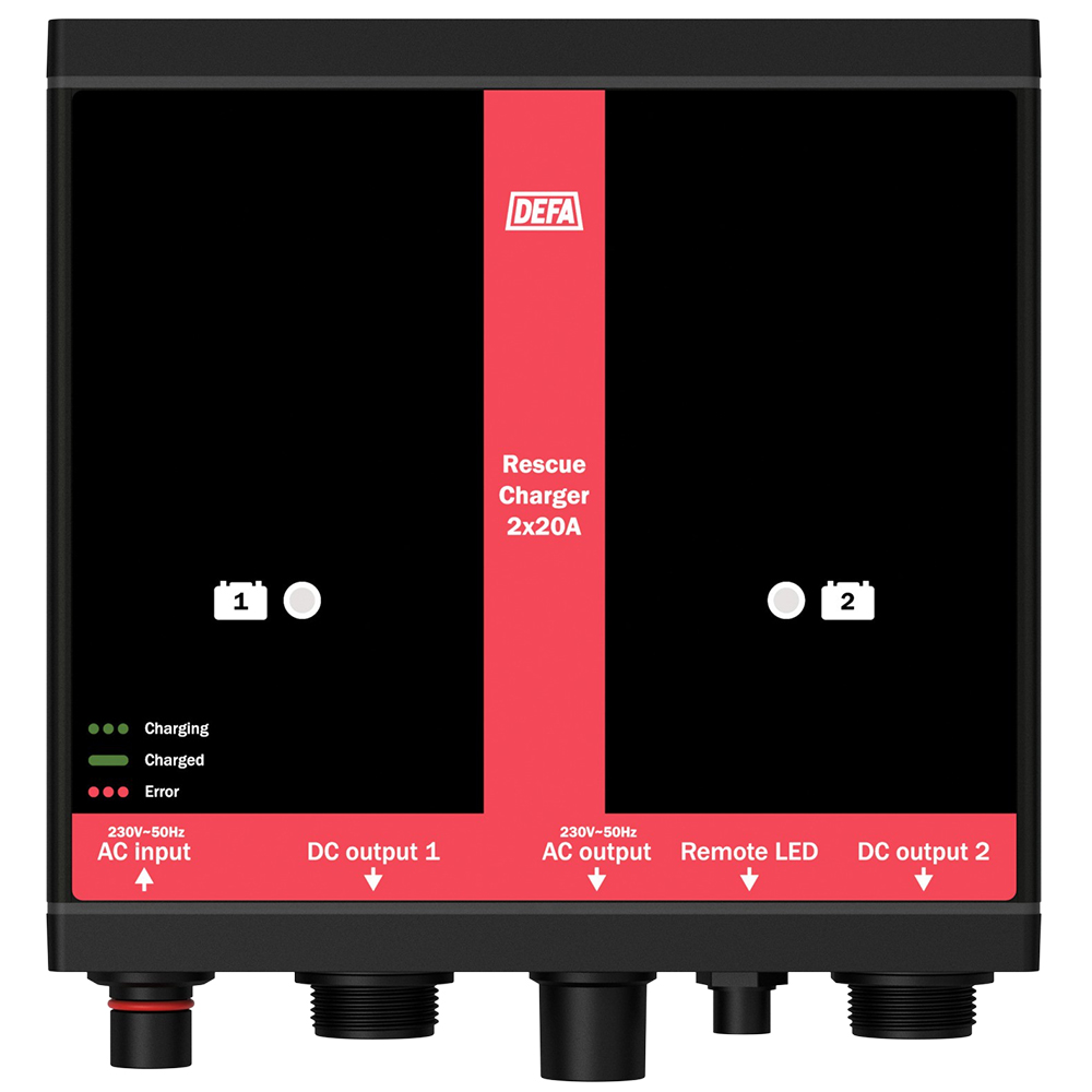 Emergency vehicles • Reliable 230VAC and charging solutions • DEFA