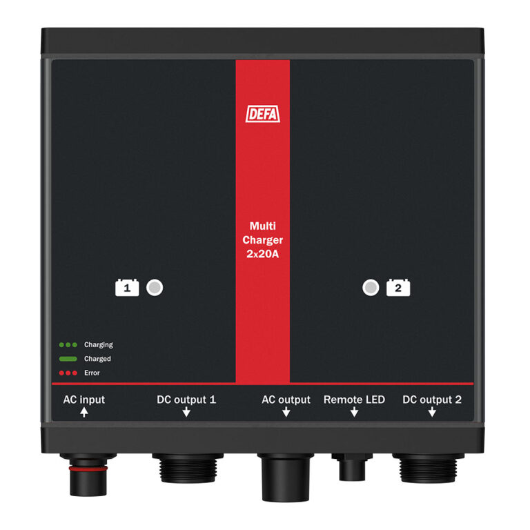Onboard battery chargers • Optimize performance • DEFA MultiChargers