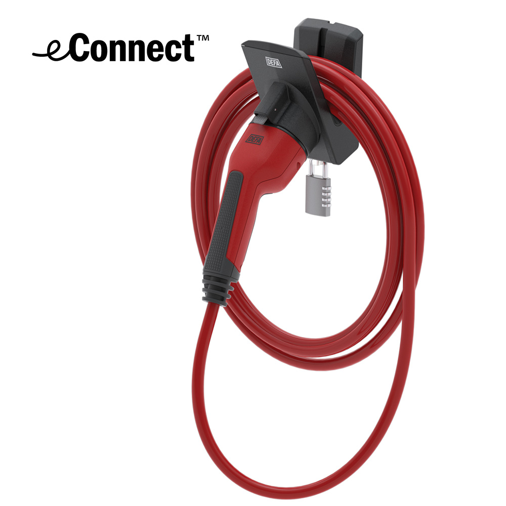 eConnect™ docking • Trygg oppbevaring av kabel • DEFA