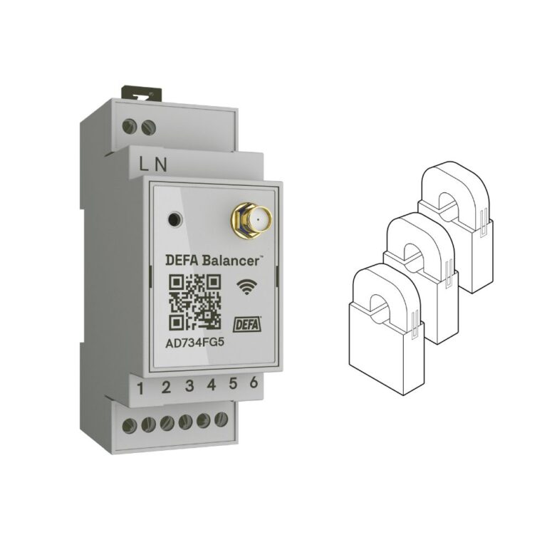 DEFA Power™ -latausasema max. 22kW, kiinteä 6m kaapeli. MID & V2X ...